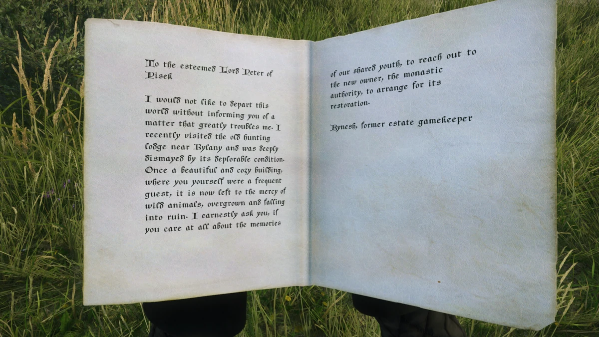 Gamekeeper's letter | Kingdom Come: Deliverance Wiki | Fandom