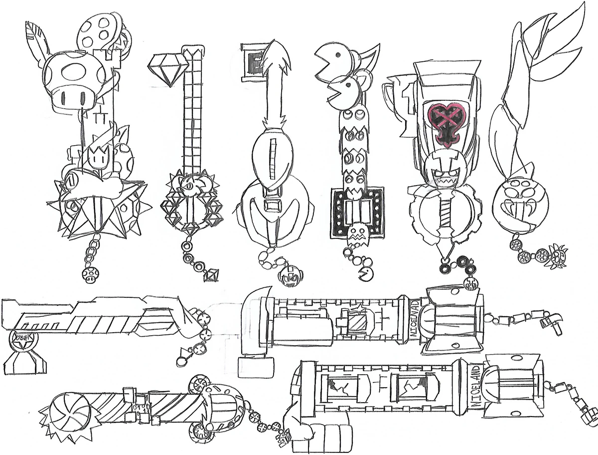 Keyblades | Kingdom Keymasters: Worlds Unision Wiki | Fandom