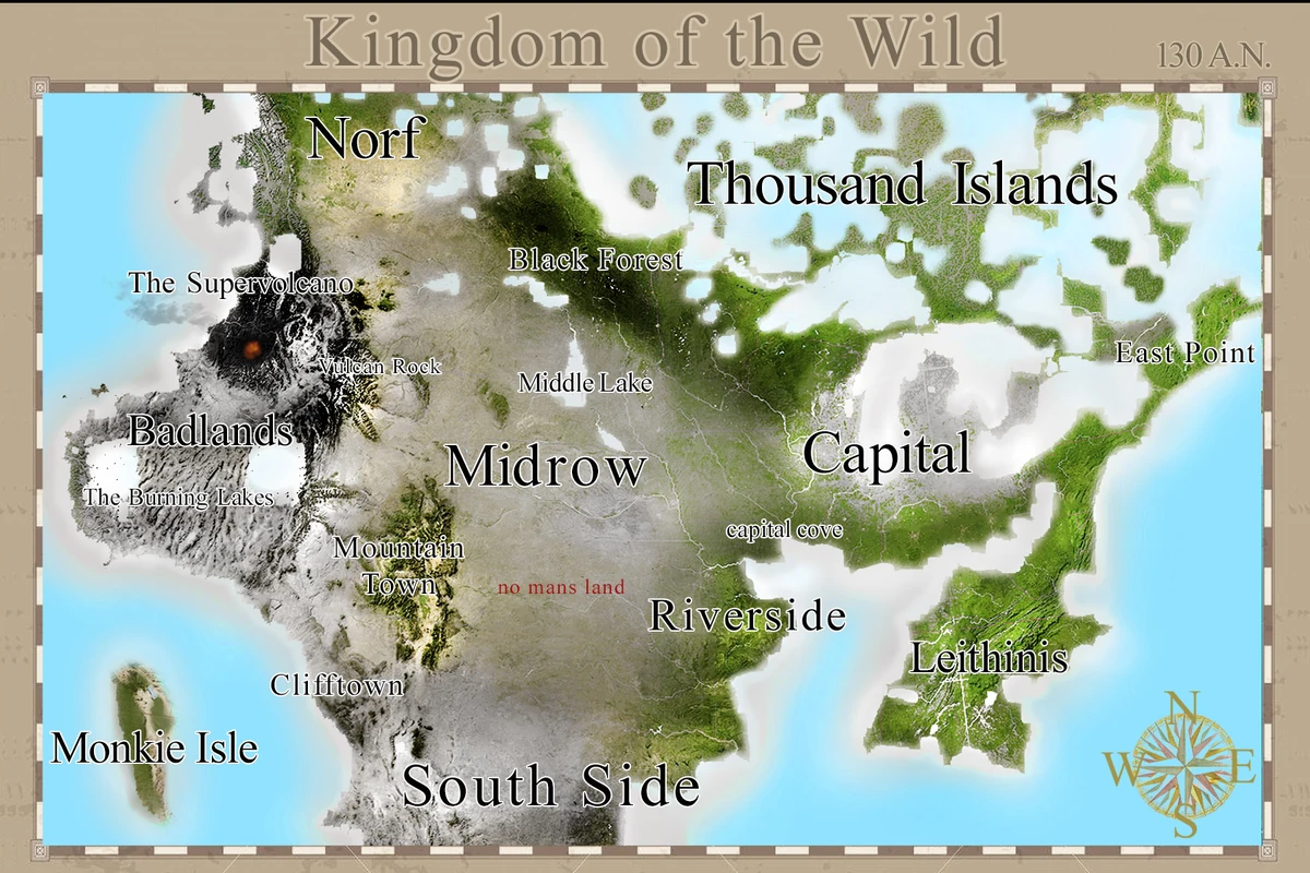 Comprehensive Map | Kingdom of the Wild Wiki | Fandom