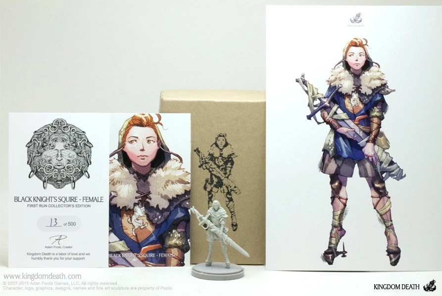 Black Knight Squire (Female) | Kingdom Death Wiki | Fandom