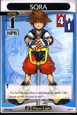 Sora/Cartas | Kingdom Hearts Wiki | Fandom