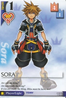 Sora/Cartas | Kingdom Hearts Wiki | Fandom