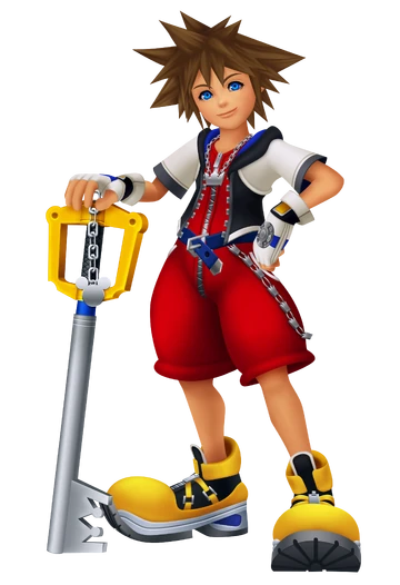 Kingdom Hearts 1 Sora Back