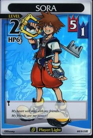 Sora/Cartas | Kingdom Hearts Wiki | Fandom