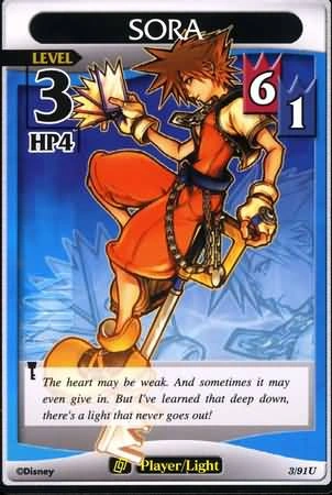 Sora/Cartas | Kingdom Hearts Wiki | Fandom