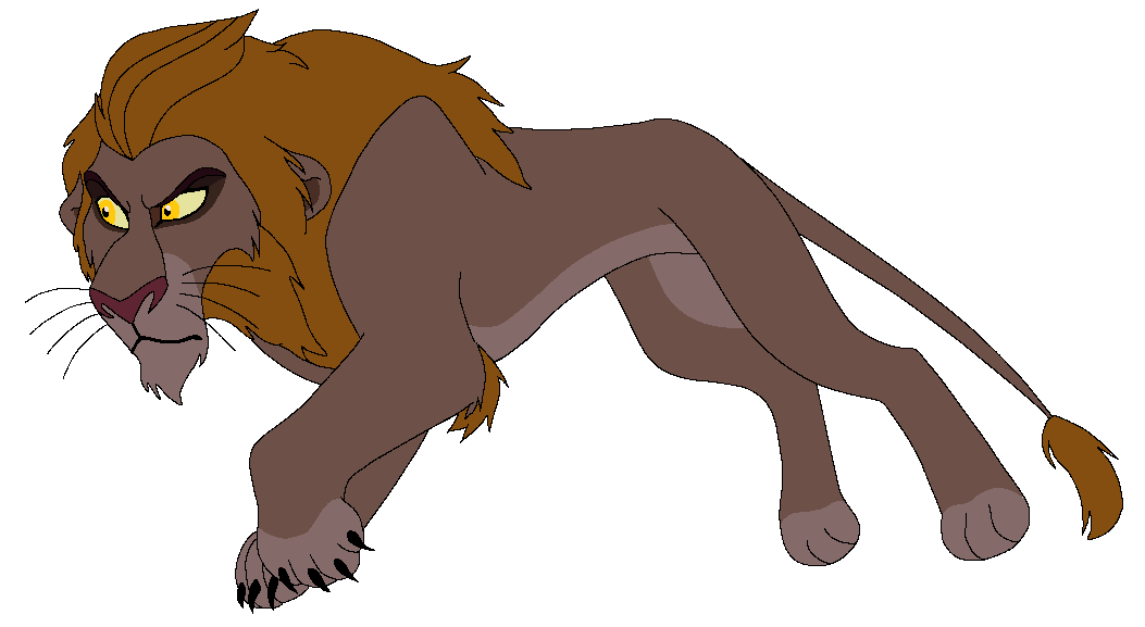 Ubinafsi the Outsider Lion (The Lion King II: Simba's Pride; OC) | Kion ...