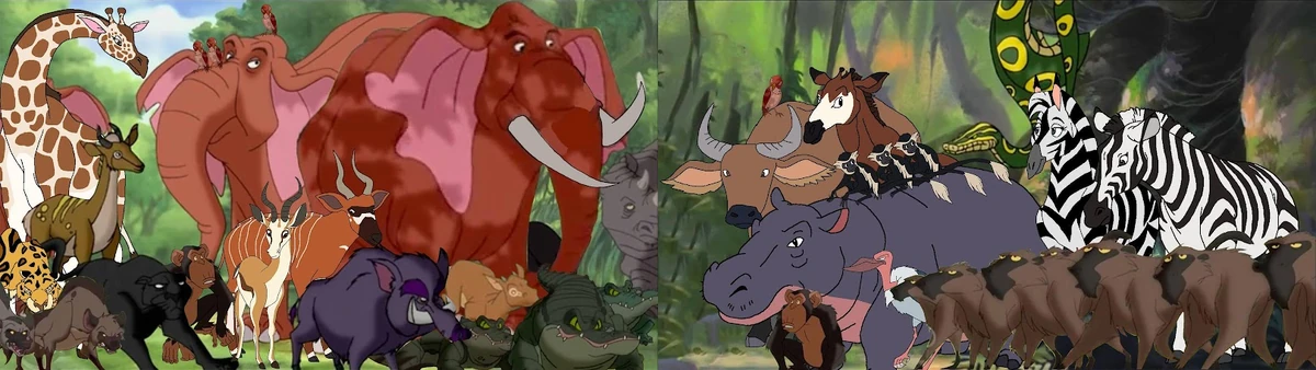 Tarzan's Congo Animal Army | Kion's Adventures Wiki | Fandom