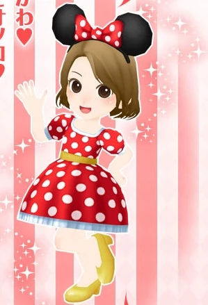 Minnie Pretty Dot Coord | Disney Magic Castle KiraKira Shiny Star Wiki ...