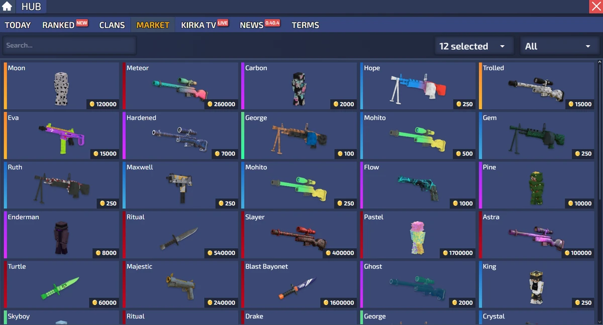 Market | Kirka Wiki | Fandom