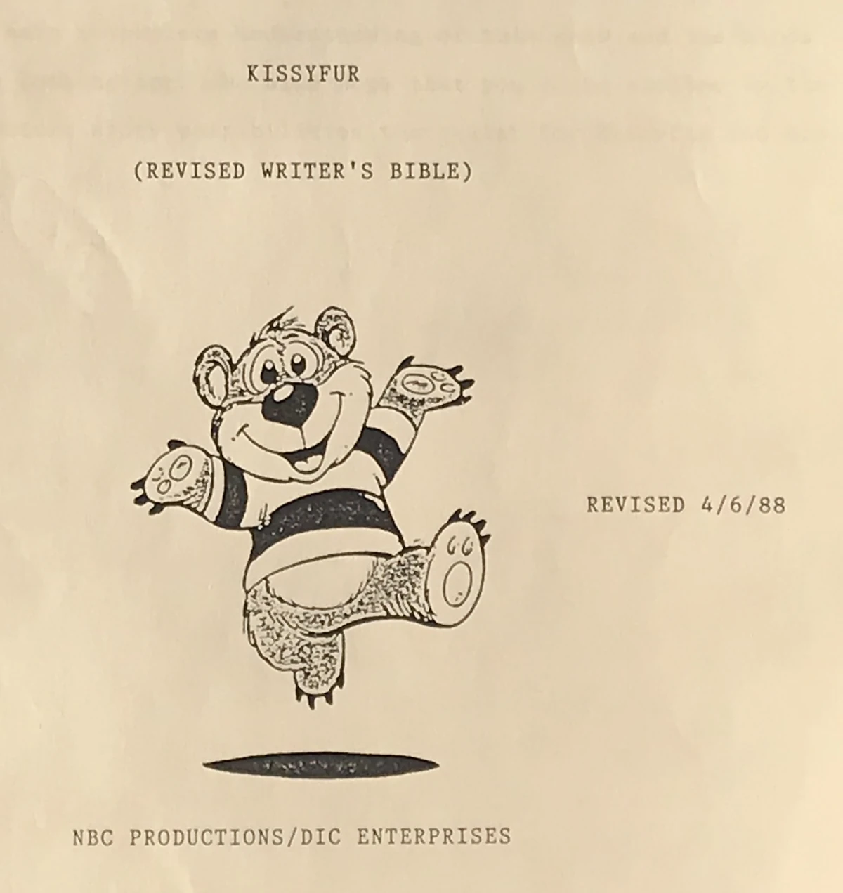 Writer’s Bible | Kissyfur Wiki | Fandom