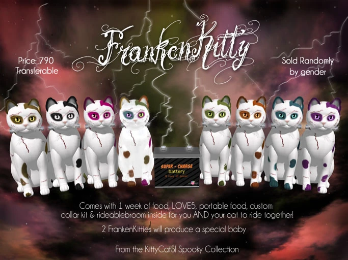 FrankenKitty | KittyCats! Breedables Wiki | Fandom
