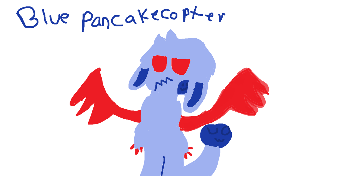 Blue Pancakecopter | Kittydog Wiki | Fandom