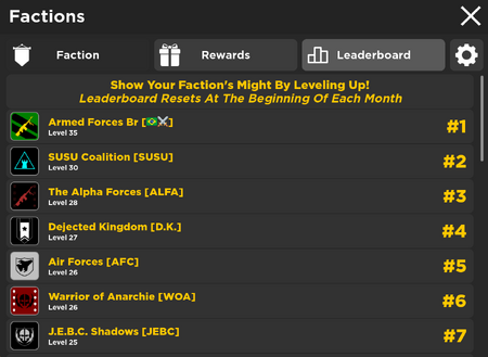 Factions | War Tycoon Roblox | Fandom