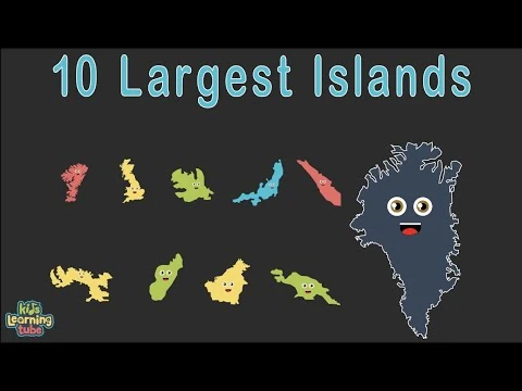 Top 10 Largest Islands in the World Song | KLT Geography Wiki | Fandom