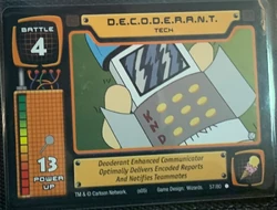 D.E.C.O.D.E.R.A.N.T. (Trading Card) | KND Code Module | Fandom