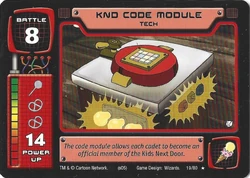 KND Code Module (Trading Card) | KND Code Module | Fandom