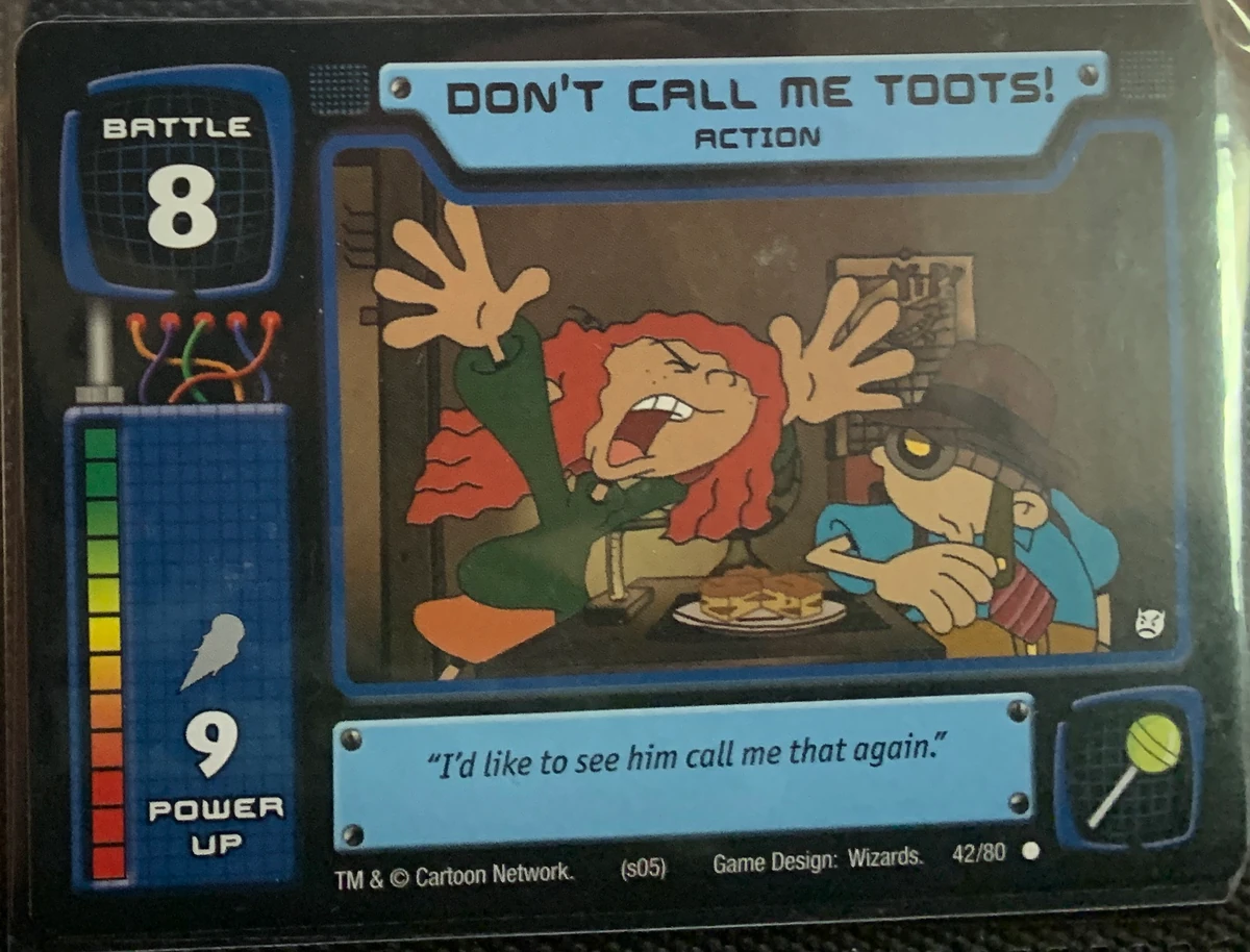 Don't Call Me Toots! | KND Code Module | Fandom