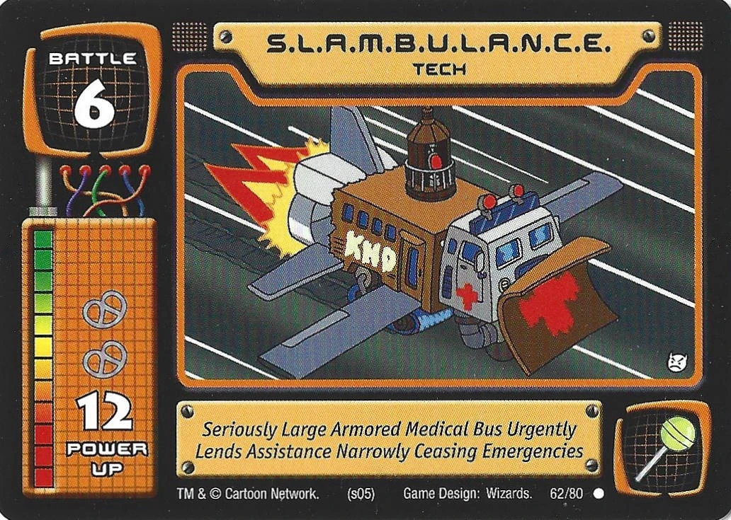 S.L.A.M.B.U.L.A.N.C.E. (Trading Card) | KND Code Module | Fandom