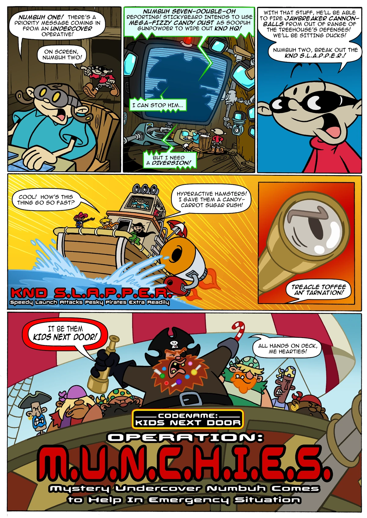 Operation: M.U.N.C.H.I.E.S. (comic) | KND Code Module | Fandom
