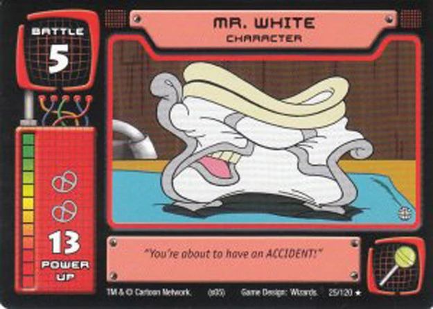 Mr. White (Trading Card) | KND Code Module | Fandom