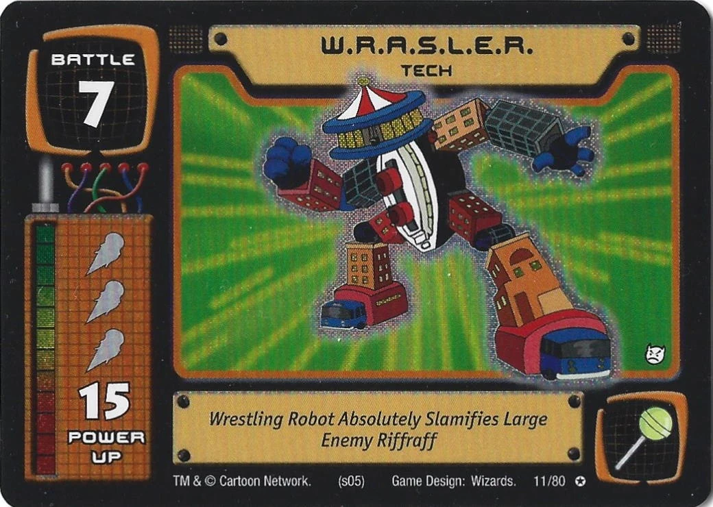 W.R.A.S.L.E.R. (Trading Card) | KND Code Module | Fandom