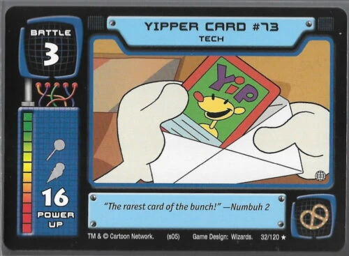 Yipper Card 73 | KND Code Module | Fandom