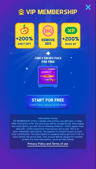 VIP membership | Knife hit Wiki | Fandom