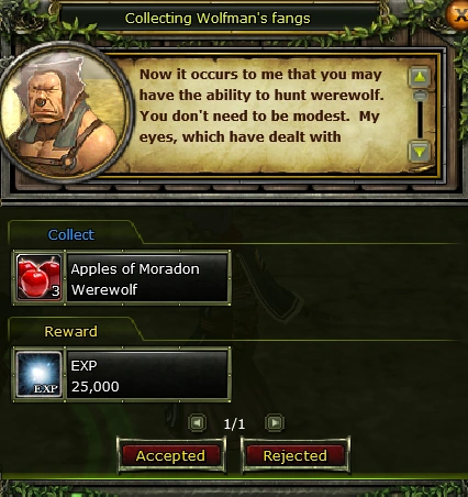 Collecting Wolfman's Fangs | Knight Online Wiki | Fandom