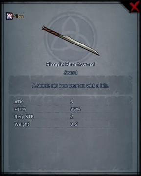 knights weapons list