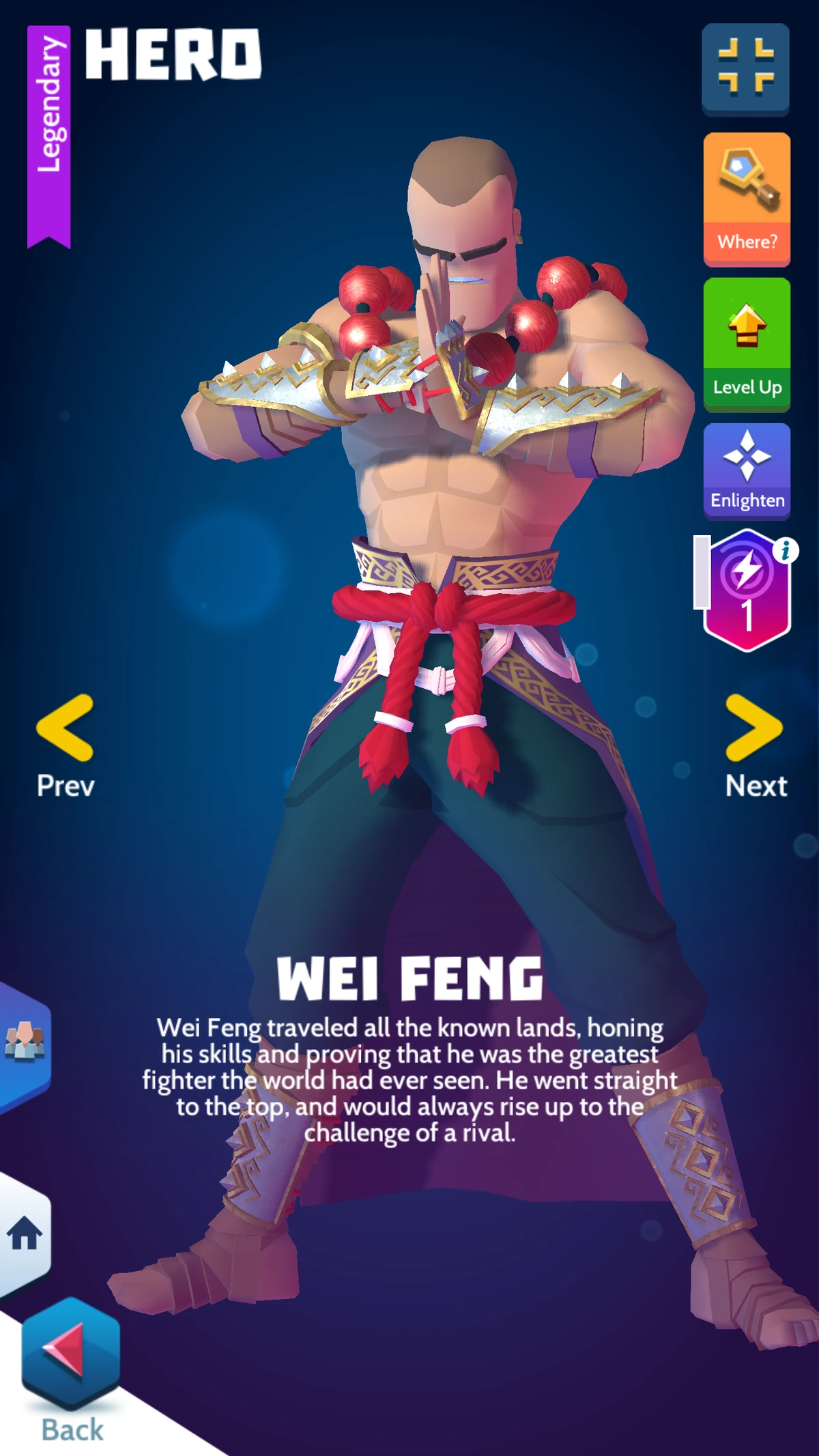 Wei Feng | Knighthood Wiki | Fandom
