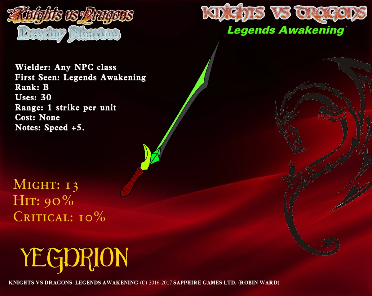 Yegdrion | Knights vs Dragons Wiki | Fandom