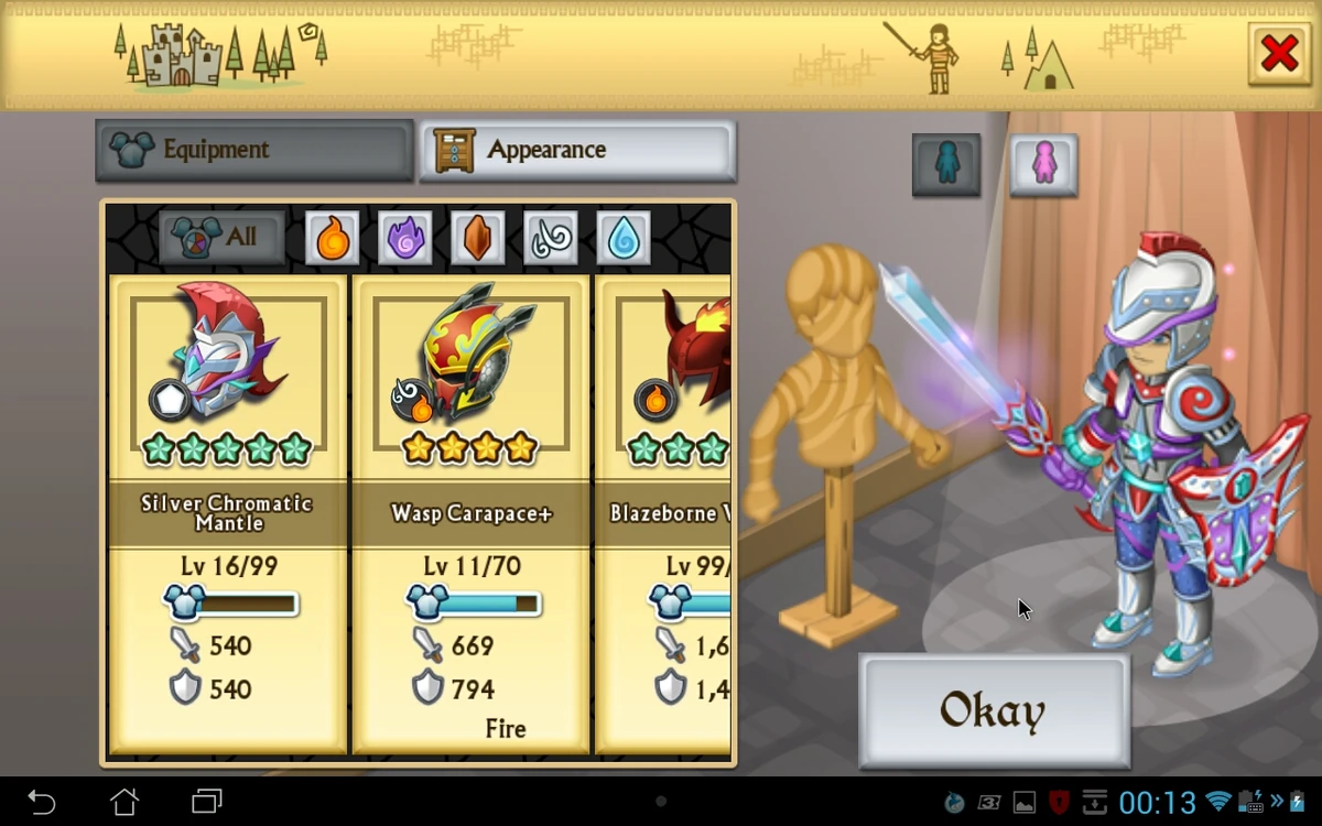 Silver Chromatic Mantle | Knights and Dragons Wiki | Fandom