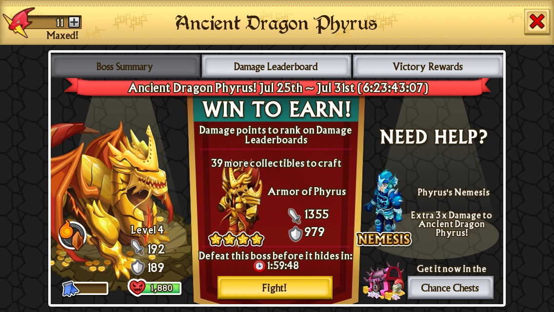 Ancient Dragon Phyrus | Knights and Dragons Wiki | Fandom