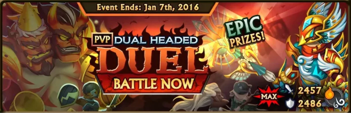 Dual Headed Duel | Knights and Dragons Wiki | Fandom