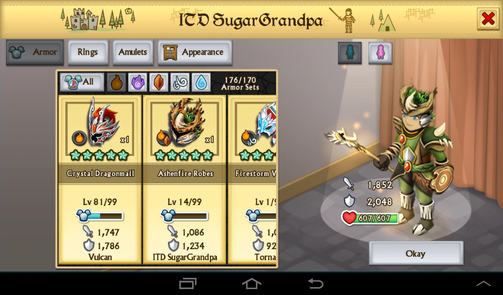 Ashenfire Robes | Knights and Dragons Wiki | Fandom