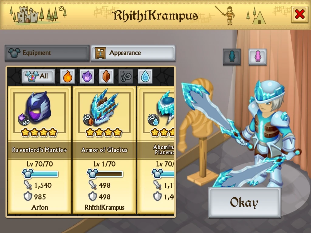 Armor of Glacius | Knights and Dragons Wiki | Fandom