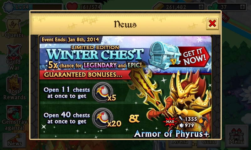 Winter Chest | Knights and Dragons Wiki | Fandom
