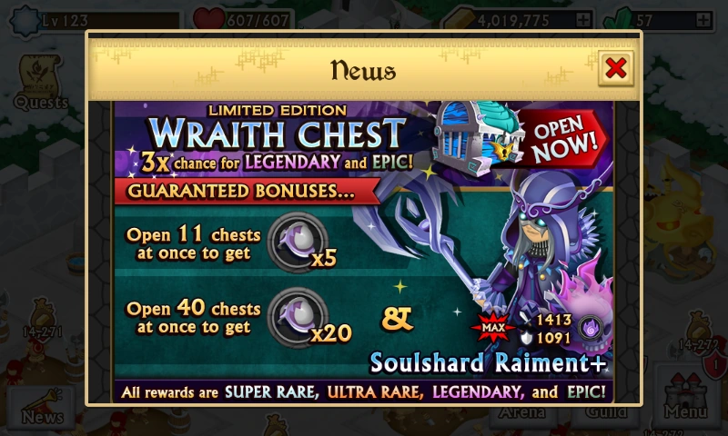 Wraith Chest | Knights and Dragons Wiki | Fandom