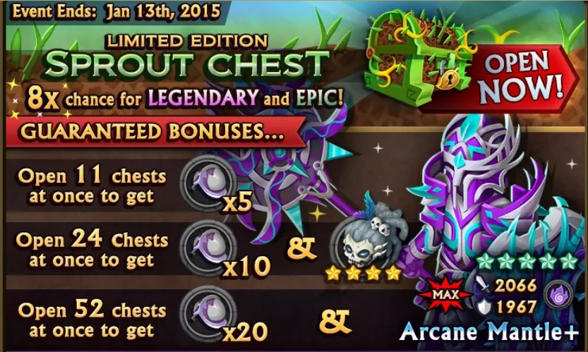 Sprout Chest | Knights and Dragons Wiki | Fandom