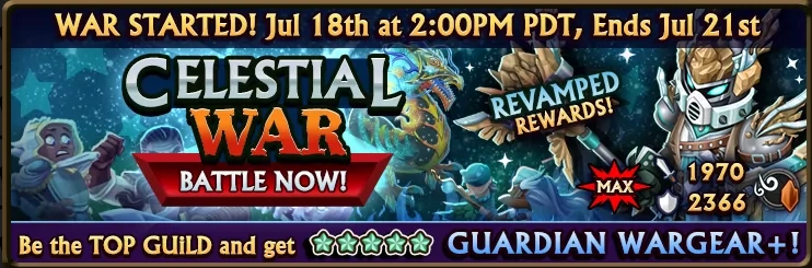 Celestial War | Knights and Dragons Wiki | Fandom