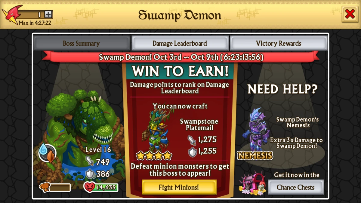 Swamp Demon | Knights and Dragons Wiki | Fandom