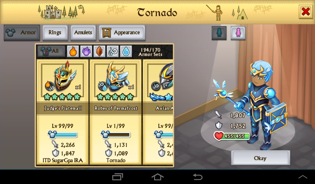 Robes Of Permafrost | Knights and Dragons Wiki | Fandom