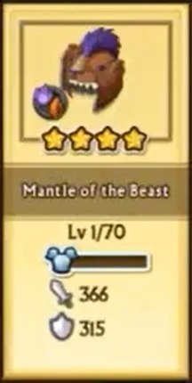 Mantle of the Beast | Knights and Dragons Wiki | Fandom