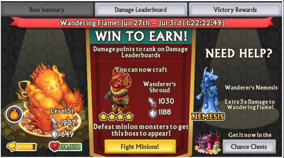 Wandering Flame | Knights and Dragons Wiki | Fandom