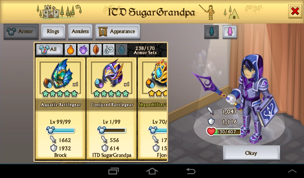 Conjured Battlegear | Knights and Dragons Wiki | Fandom