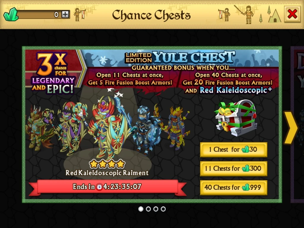 Red Kaleidoscopic Raiment | Knights and Dragons Wiki | Fandom