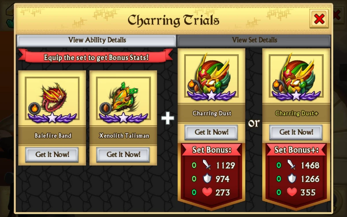 Charring Dust | Knights and Dragons Wiki | Fandom