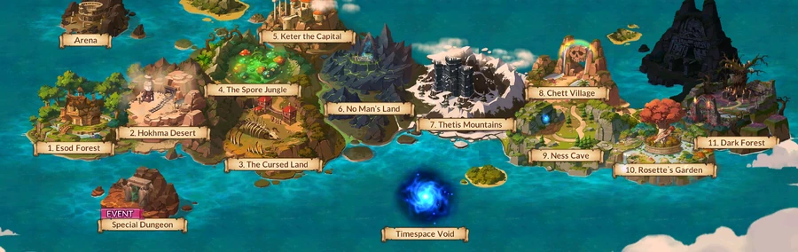 World Map - Knights Chronicle Wiki