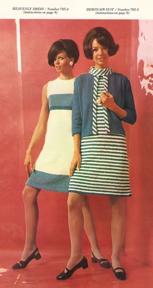 Columbia Minerva Book 765 Reflecting Fashion | Knitting and Crochet ...