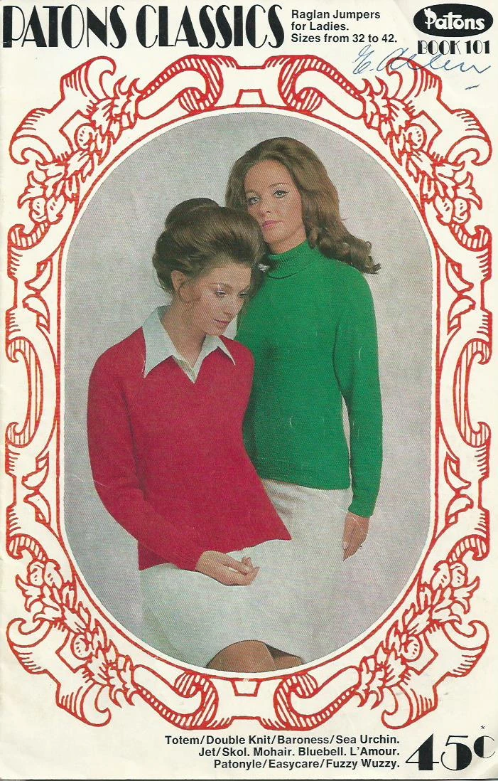 Patons Classics Book 101 | Knitting and Crochet Pattern Archive Wiki ...